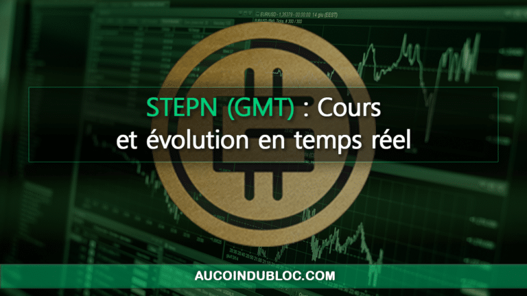 Cours STEPN (GMT) : Analyses et évolution du prix en temps réel