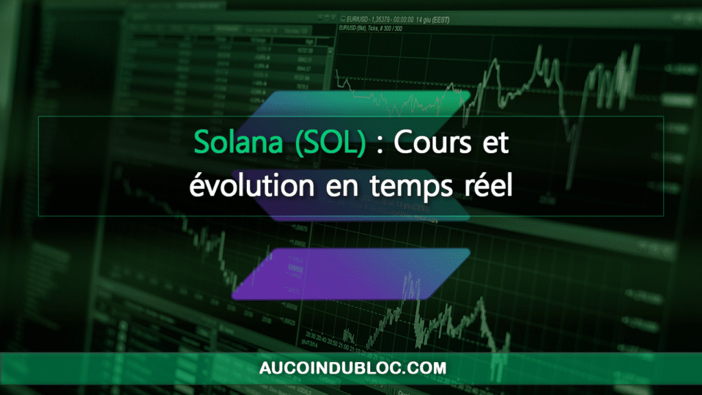 Cours Solana (SOL) : Analyses et évolution du prix en temps réel