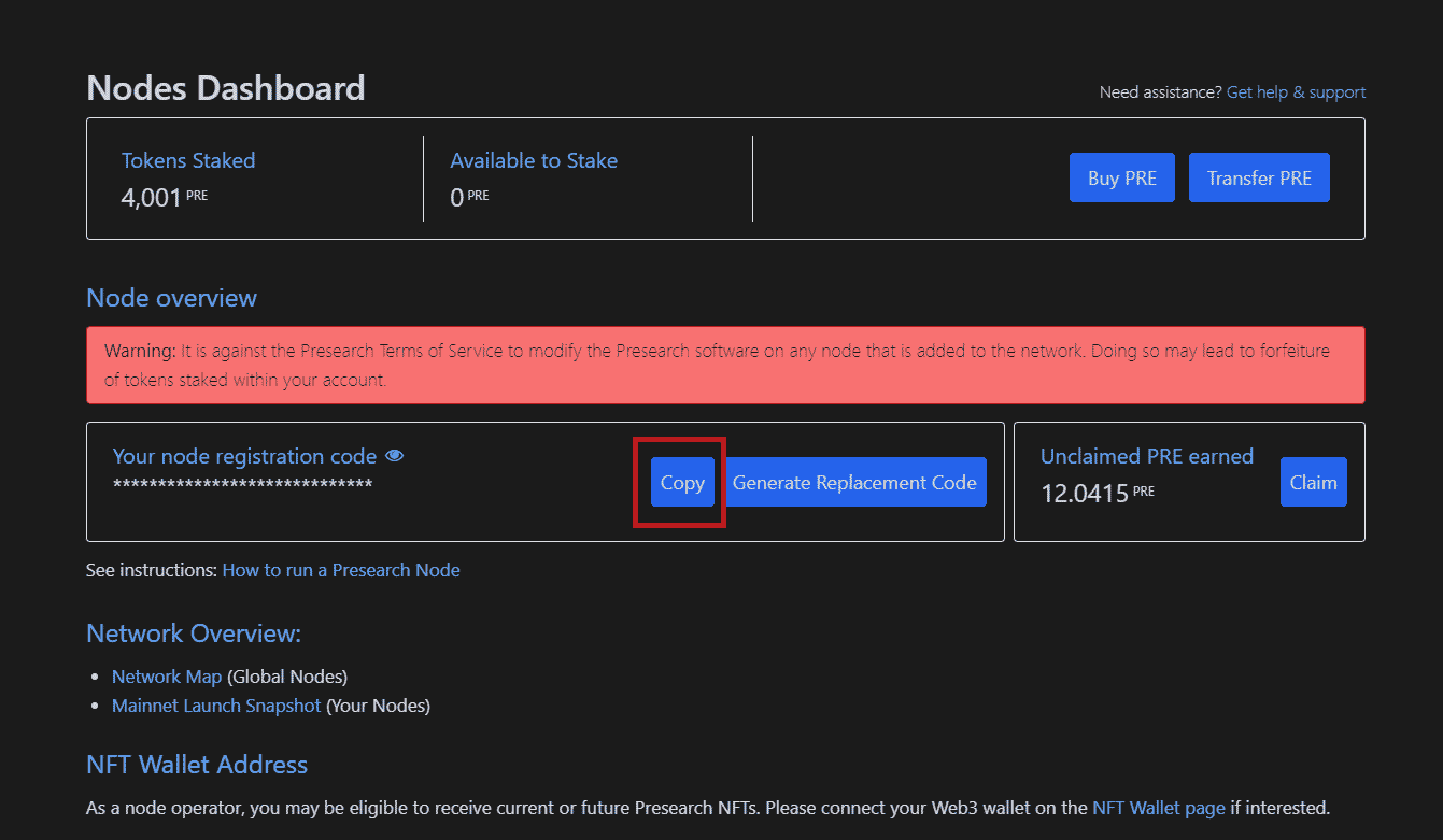 Guide : Installer son node Presearch sur FluxOS - Au Coin du Bloc