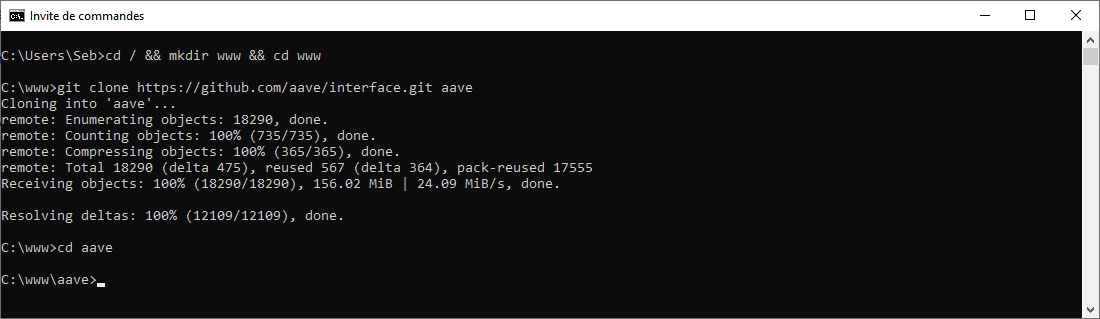 Comment déployer l'interface de Aave en local ? - Au Coin du Bloc
