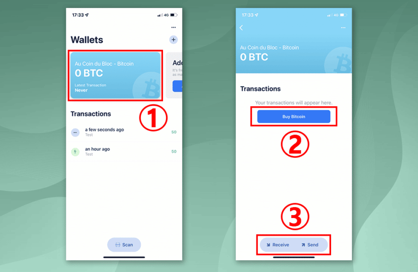 BlueWallet : Guide complet 2023 pour débutant - Au Coin du Bloc
