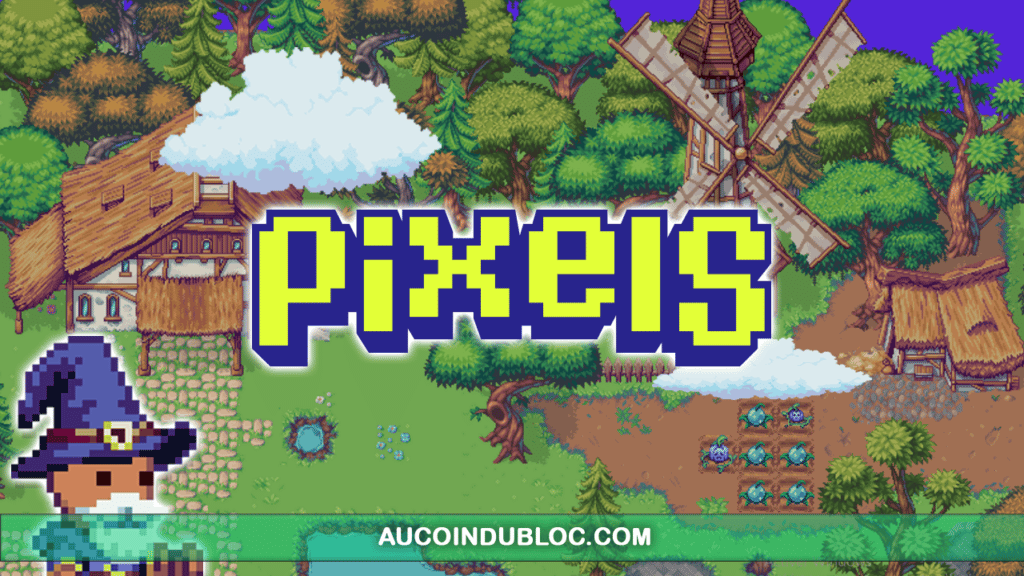 Pixels : Le Play-to-Earn crypto pixélisé et évolutif - Au Coin du Bloc