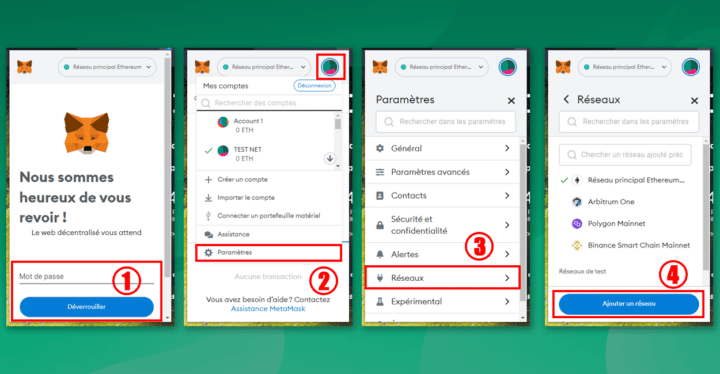 Comment changer le réseau Infura par défaut sur MetaMask