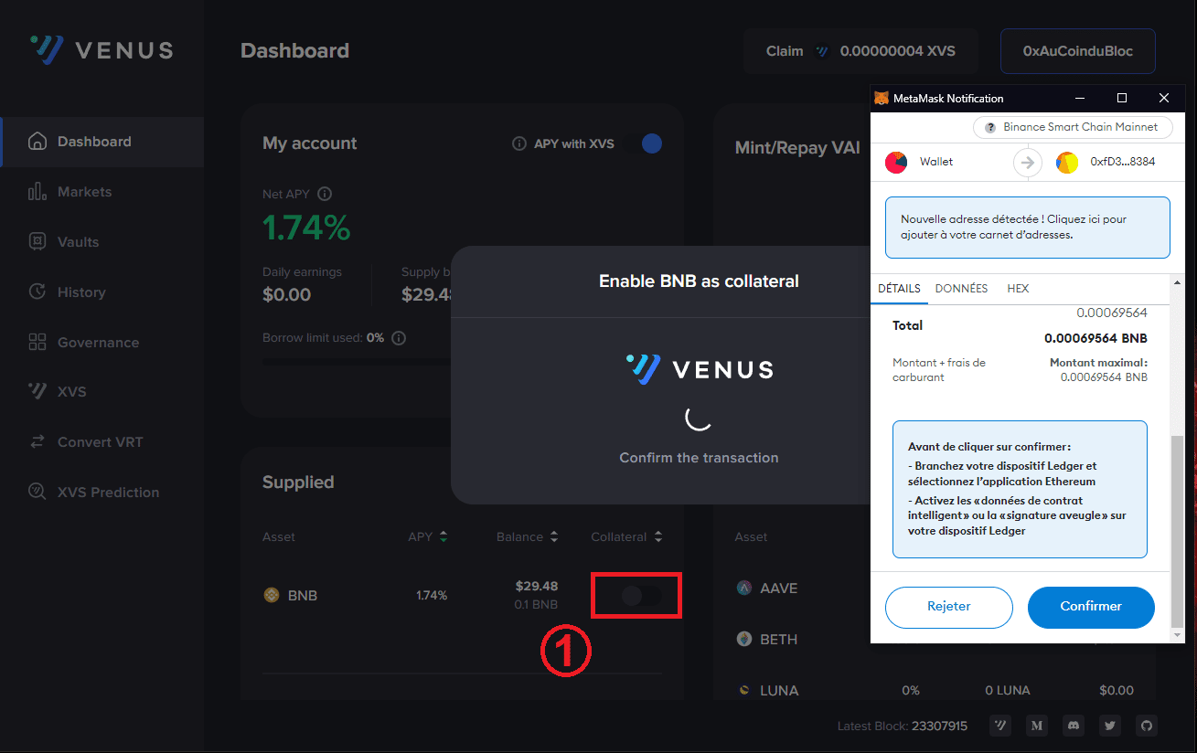 Comment prêter et emprunter sur Venus (XVS) ? - Au Coin du Bloc
