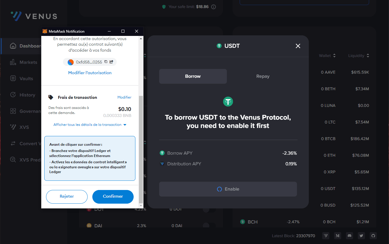 Comment prêter et emprunter sur Venus (XVS) ? - Au Coin du Bloc