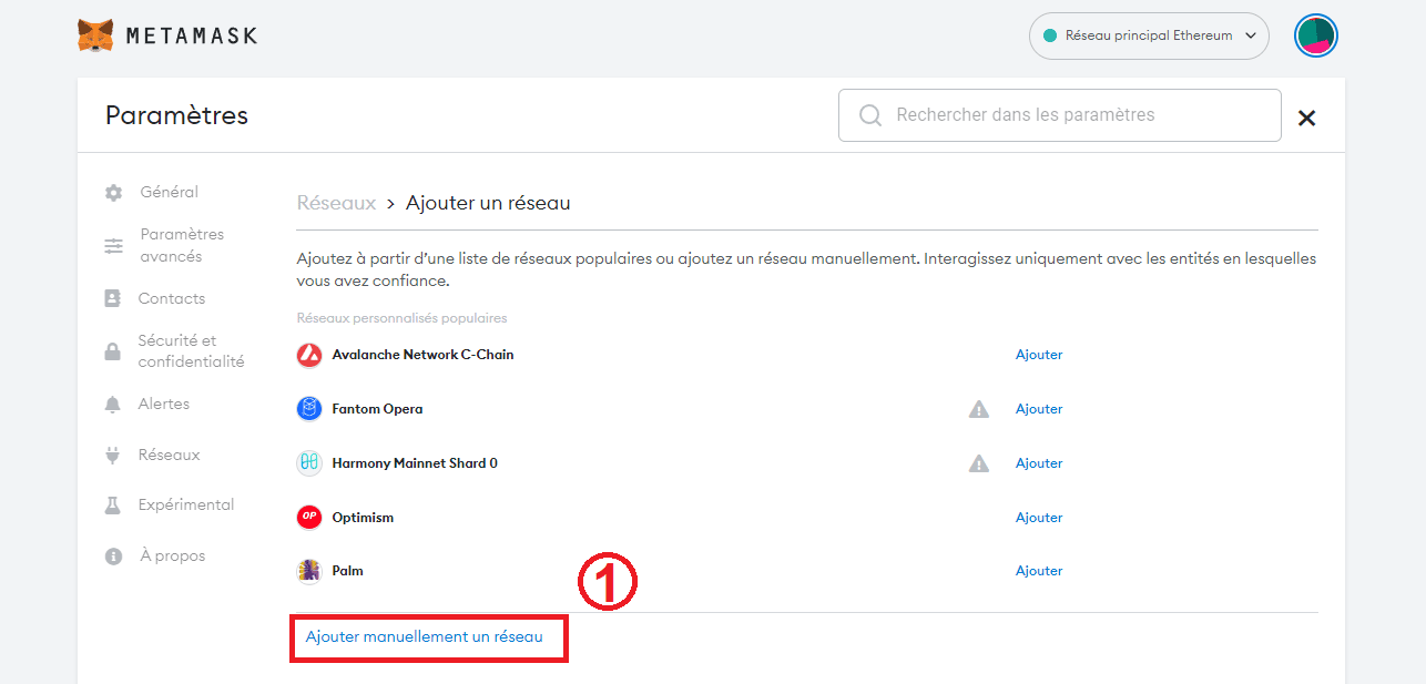 Comment changer le réseau Infura par défaut sur MetaMask