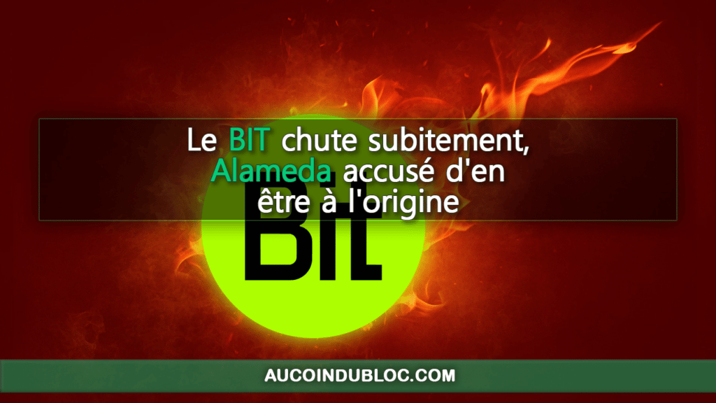 Le BIT chute subitement, Alameda accusé d'en être à l'origine