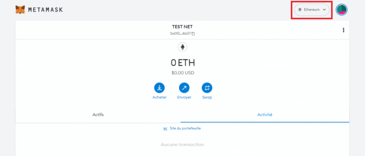 Comment changer le réseau Infura par défaut sur MetaMask
