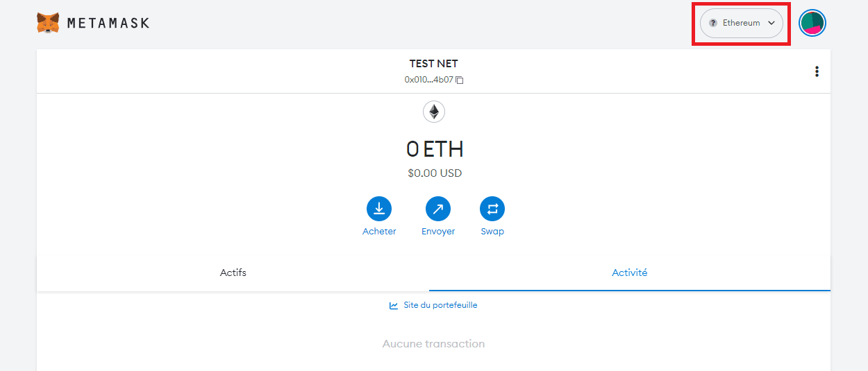 Comment changer le réseau Infura par défaut sur MetaMask