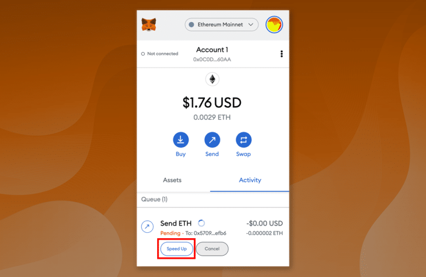 Comment annuler ou accélérer une transaction avec MetaMask
