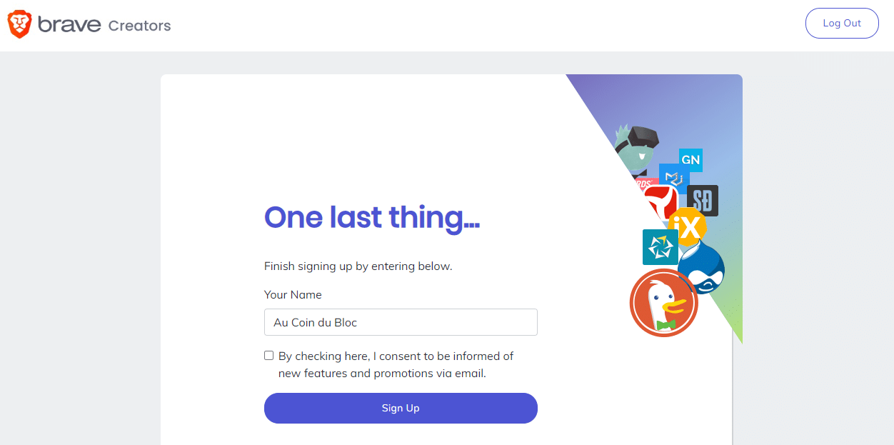 Comment devenir un créateur vérifié sur Brave ? - Au Coin du Bloc