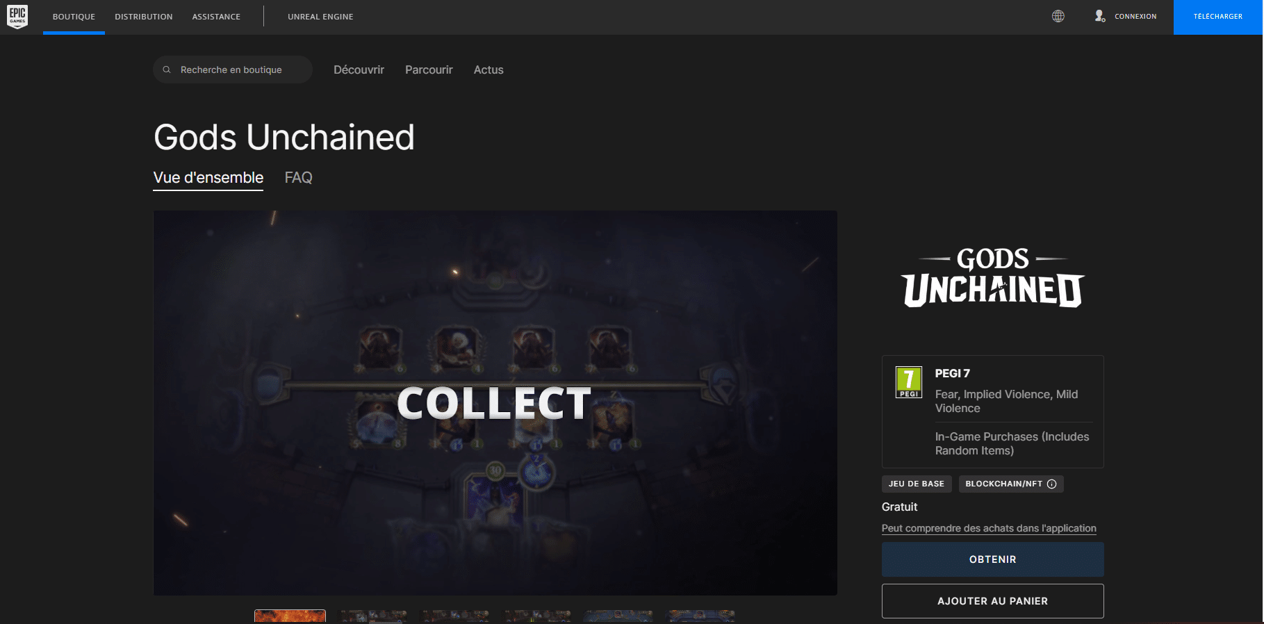 Gods Unchained débarque sur Epic Games Store - Au Coin du Bloc